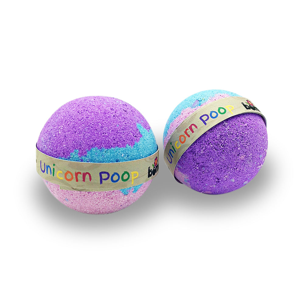Unicorn Poop all Natural Fizzing Bubble Bath Bomb set of 6 Fun Time Ba ...